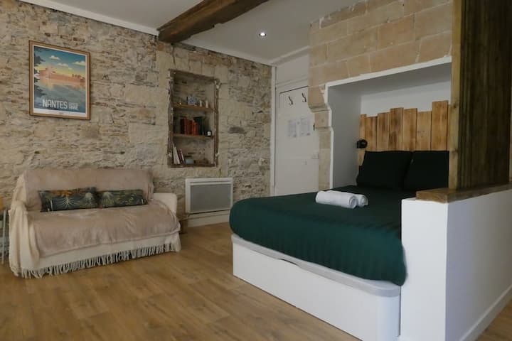 Château Rouge Studio Charme Ancien Rénové - Nantes