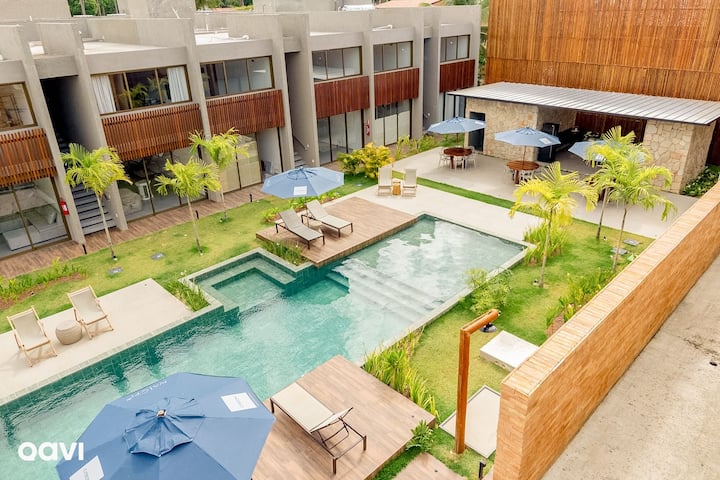 Villa Naluri Rooftop Vista Mar C 101 By Qavi - Japaratinga