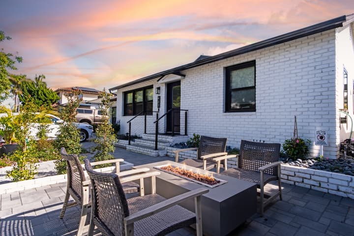 Modern 3br Beach Getaway W/ Fire Pit+outdoor Space - San Diego, CA