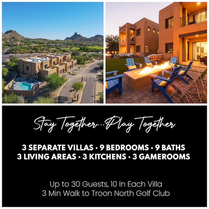 Up To 30 Guests At Troon North: Vilas 2, 3 And 4 - Cave Creek, AZ