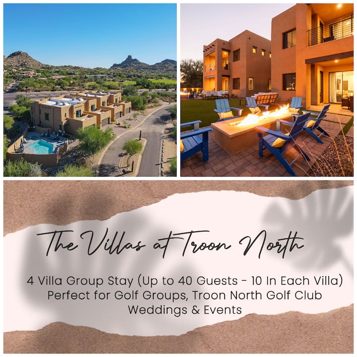All 4 Villas (Up To 40 Guests) Walk To Troon North - ケーブ・クリーク, AZ