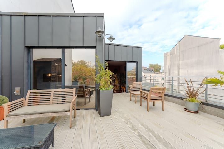 La Capitainerie - Maison 6p Avec Grande Terrasse - Nantes