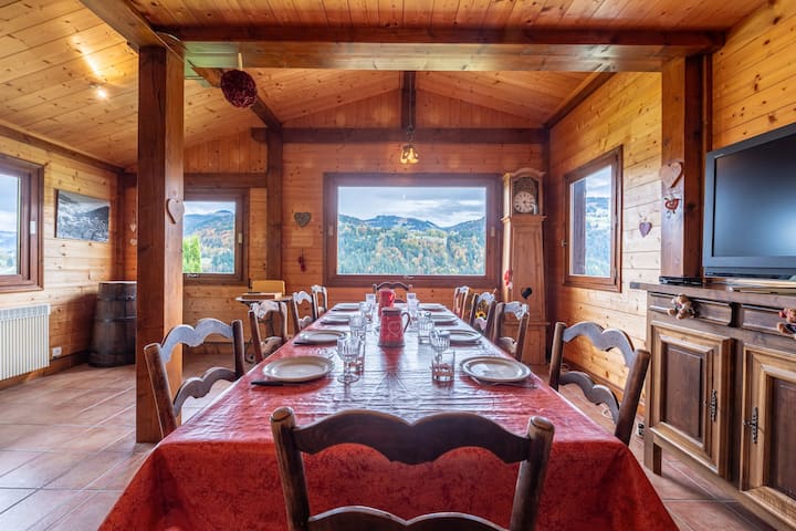 Chalet L'abri - Pour 9, Vue Montagne - Crest-Voland