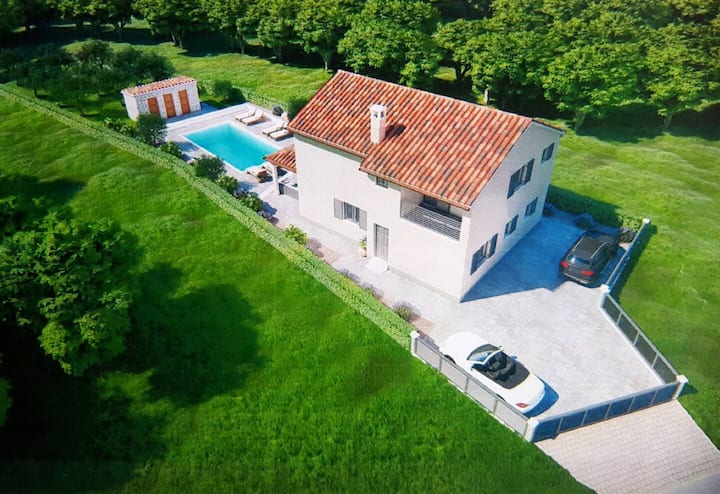 Villa Isabella With Pool In Sovinjak, Istria - Buzet