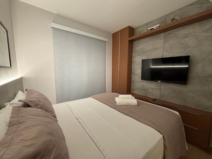 Apart Blend Marista | Ar, Cozinha, Garagem | ÓRion - Goiânia