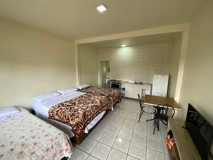 Loft No Centro Com Ar. Cond, Netflix E Cozinha - Chapecó