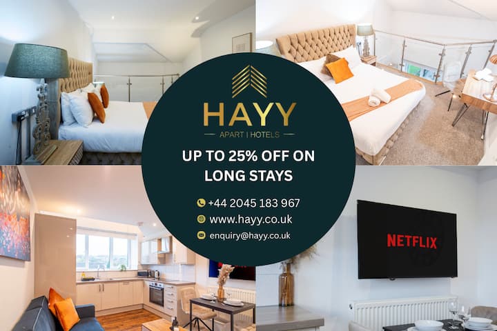 Moderne-appartement-salle De Bain Privée-vue Sur L - Huddersfield