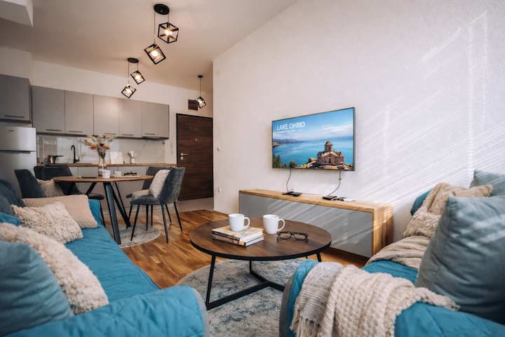 Luxury Lake Nearby Free Parking Pet Friendly Apt - 오흐리드