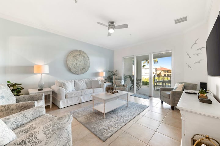 Ocean View 3br Condo | Balcony Views, Resort Pools - Palm Coast, FL