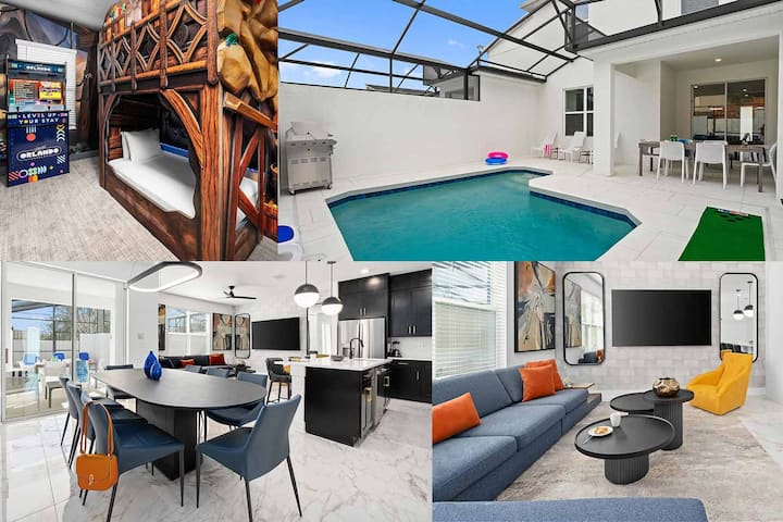 Nina's Niche | Cozy Villa W/ Pvt Pool - Near Parks - Camping World Stadium - Orlando