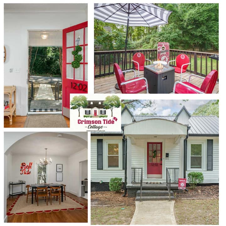 Crimson Tide Cottage- 2 King Beds- 2.5 Miles To Ua - Tuscaloosa, AL