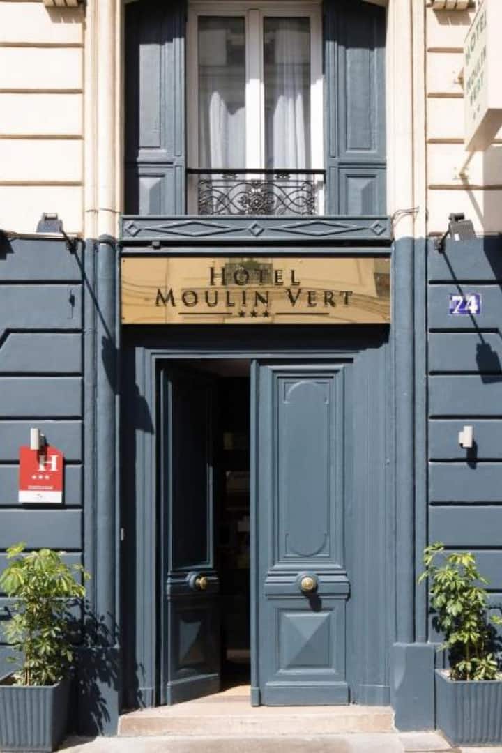 Hotel Moulin Vert - Double Room - Paris