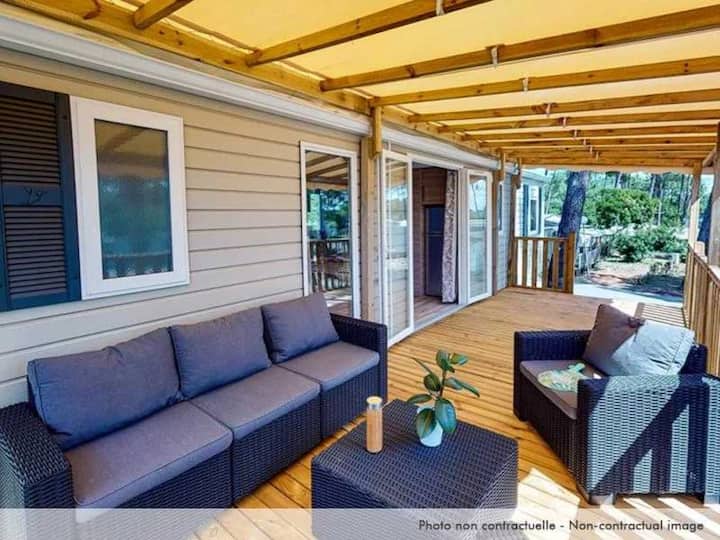 Zecamping 4* Mobil Home 36m² 100m Plage - Canet-en-Roussillon