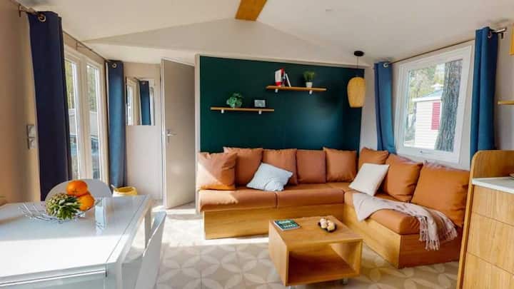 Zecamping 4* Mobil Home 28m² Piscine - Parentis-en-Born