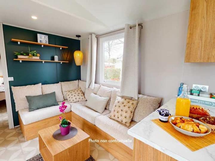 Zecamping 3* Mobil Home 36m² Piscine - Lit-et-Mixe