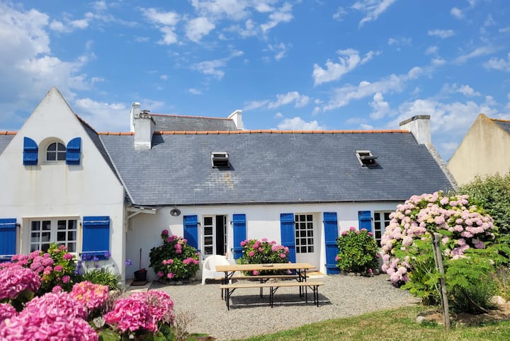 Tipoz'immo-maison Bleue Accès à Pied Plage-spot - Pouldreuzic