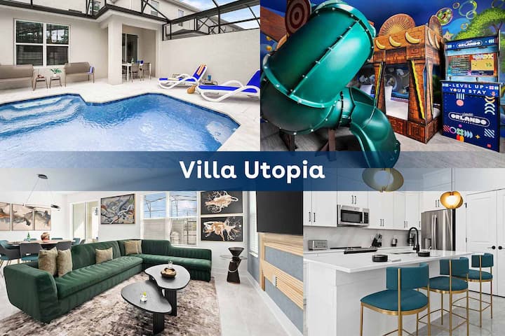 Villa Utopia | Top Amenities & Decor - Near Disney - Orlando