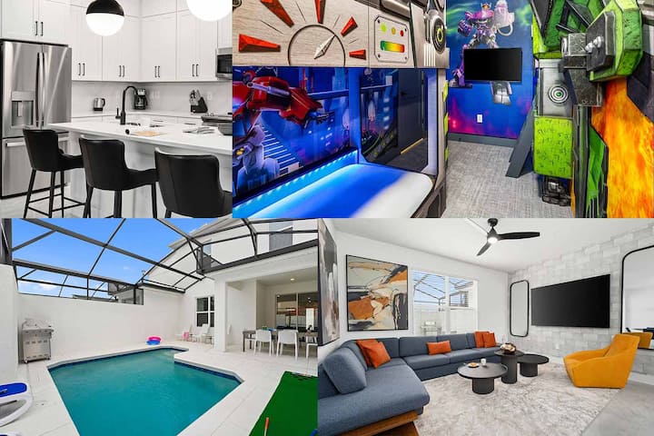 Addy's Atrium | Fab Villa W Theme Br - Near Disney - Orlando, FL