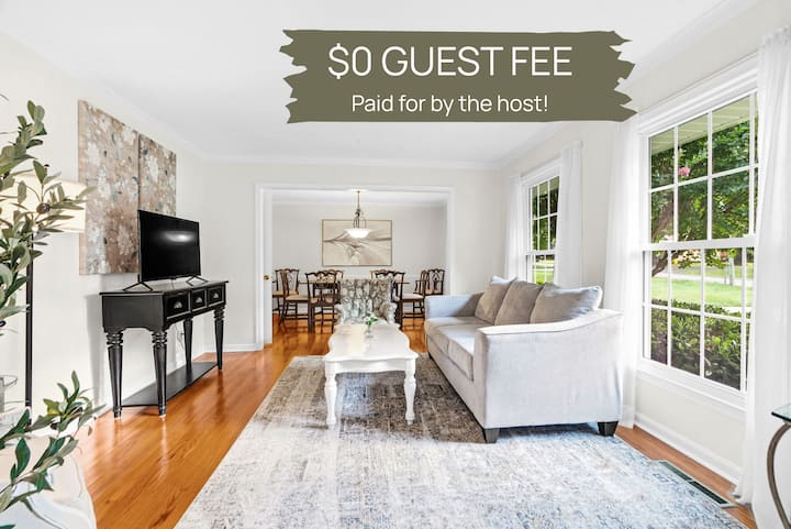 Dog Friendly | Close To Airport & Downtown & Duke - Durham, NC