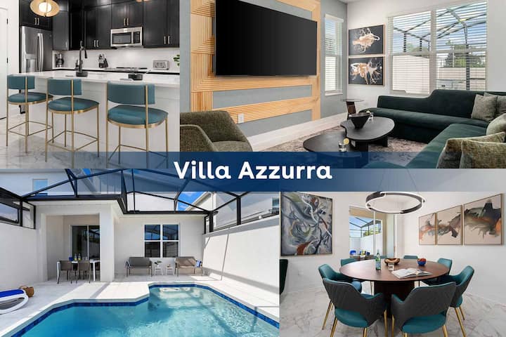 Villa Azzurra | Pvt Pool, Theme Br, Near Universal - Orlando, FL