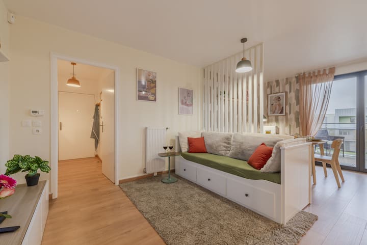 Disney 15 Min, Appartement Pour 7 Avec Parking - Torcy