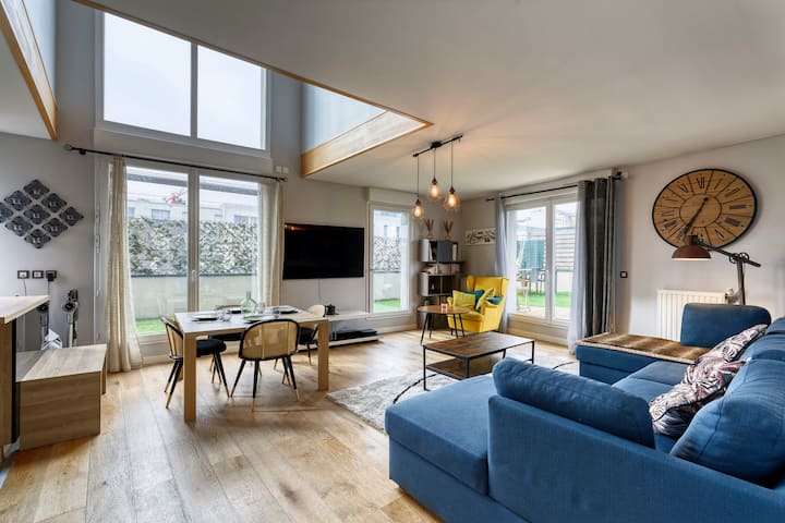 La Plume D'hugo - Appt Duplex Pour 8 - Aubervilliers