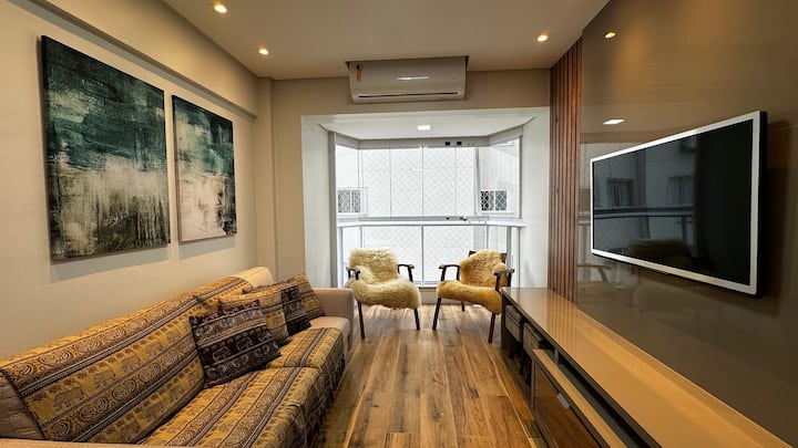 Ms05- 2 Quartos| Quadra Mar| Tela Proteção| Centro - Balneário Camboriú