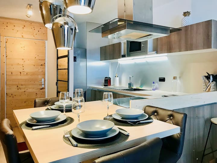 Plein Centre Ville Avec Vue Sur Le Mont Blanc - Argentière