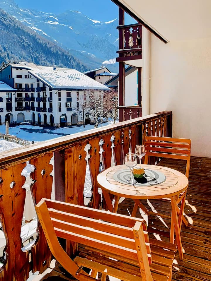 Plein Centre Ville Avec Vue Sur Le Mont Blanc - Chamonix-Mont-Blanc