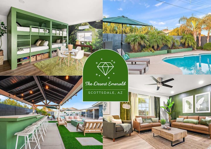 Backyard Oasis: Pool, Hot Tub, Games & More - Scottsdale, AZ