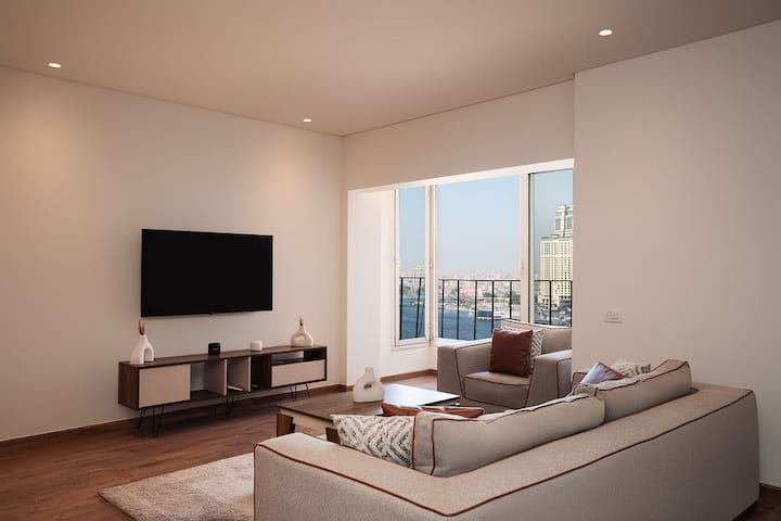 Nile-view | Cozy 1br Apartment - Mesto Kairo