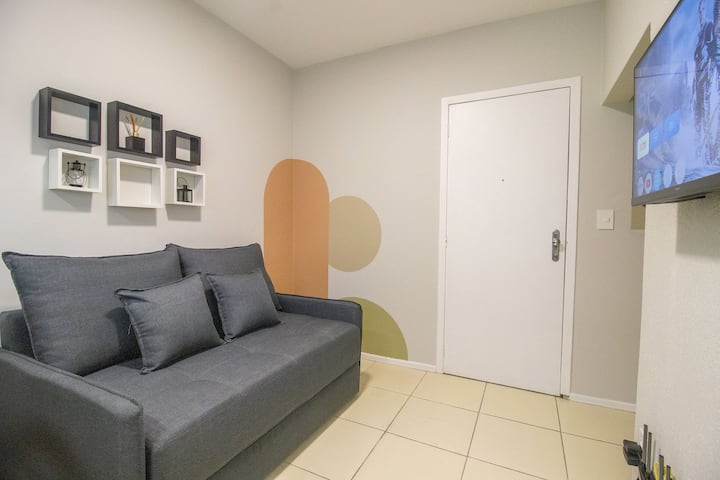 Joa23 - 1 Dorm, Climatizado, Garagem, Tv Smart - Balneário Camboriú