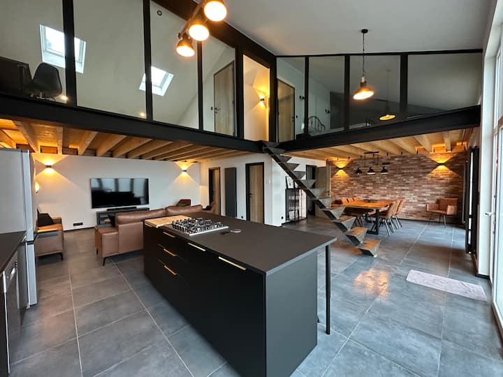 Magnifique Loft Avec Sauna Privé - Seraing