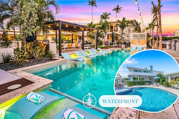 Waterfront Compound | 2 Heated Pools | 8 Kitchens - Fort Lauderdale, FL