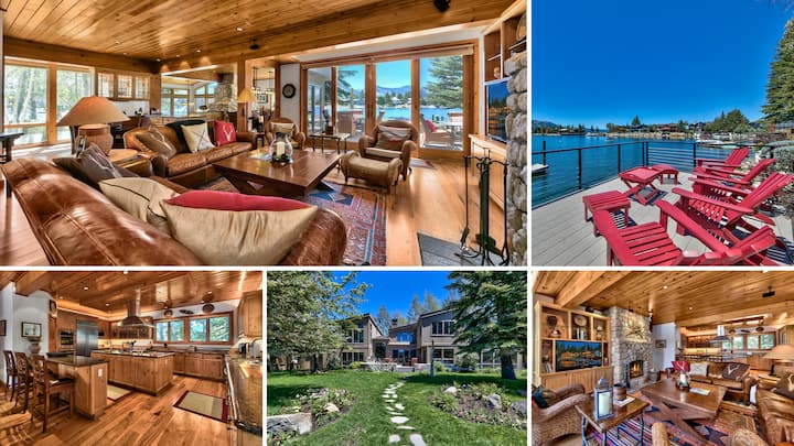 Lakefront Home W/ Boat Slip & Bbq - South Lake Tahoe, CA