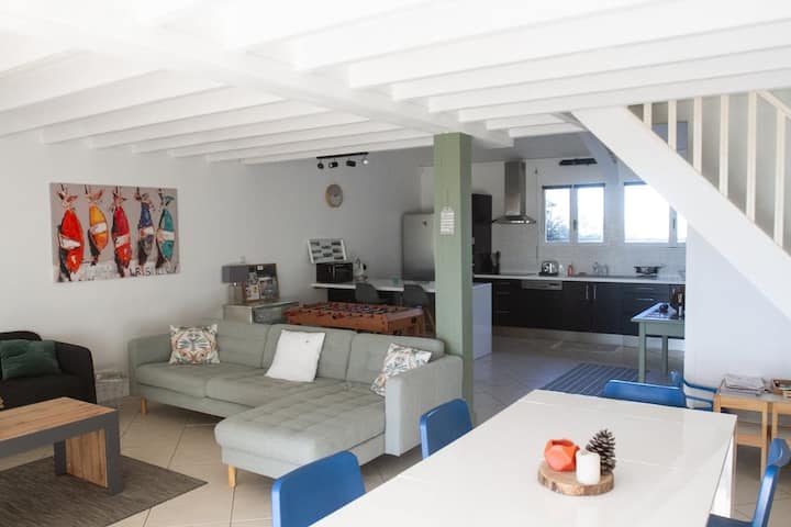 Spacieux Loft, 2min Plage, Seignosse Bourdaines - Hossegor