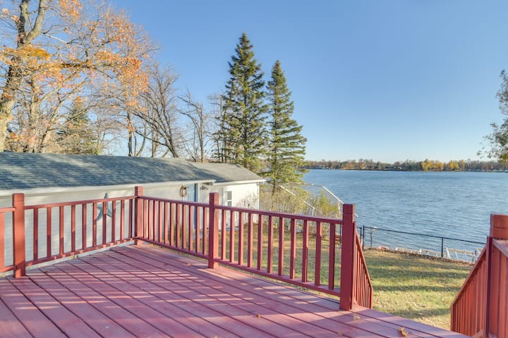 Pet-friendly Cabin On Star Lake: Fire Pit & Grill! - Dent, MN