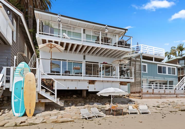 Full Luxury Beachfront Bliss Home With Two Units - Santa Barbara, CA