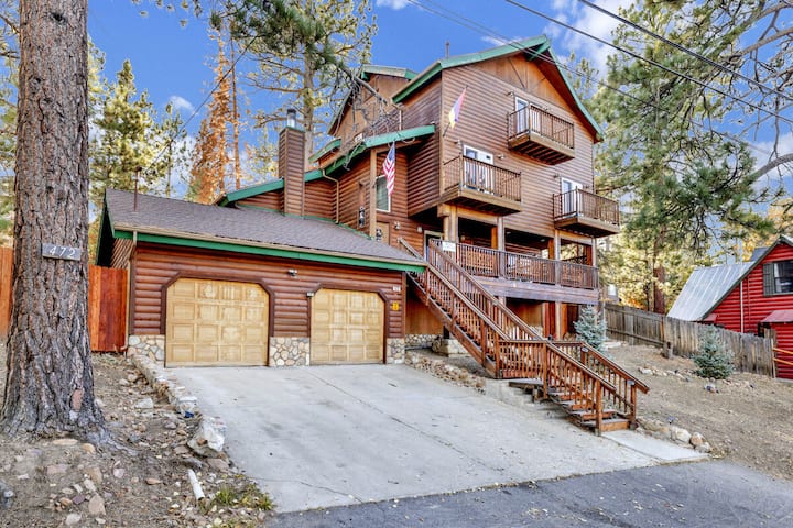 Whispering Woods Log Cabin - Big Bear Lake, CA