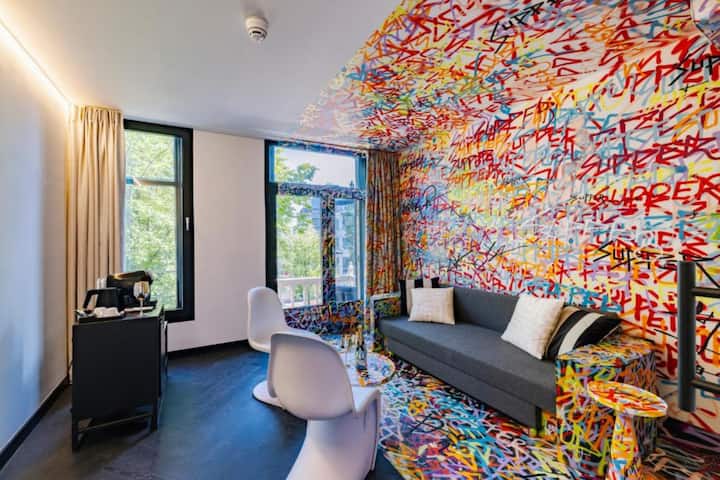 Art Suite At Supper Hotel With Balcony - Amsterdam