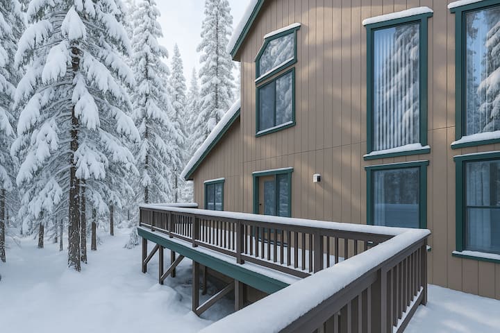 Granite Ridge Getaway ~ Chill Deck Vibes + Ac - Shaver Lake, CA