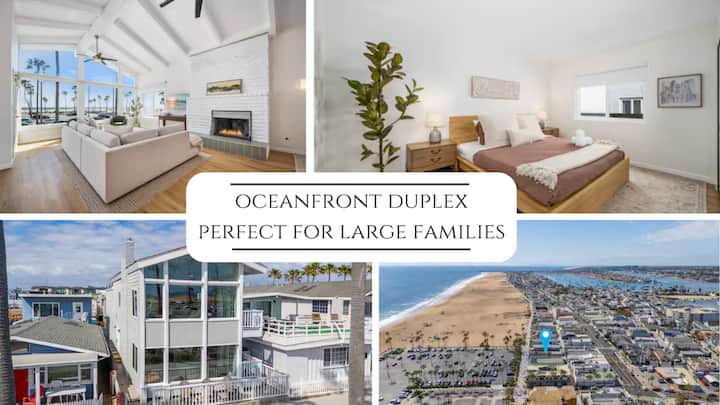 Oceanfront Home: Perfect For Large Groups/families - Newport Beach, CA