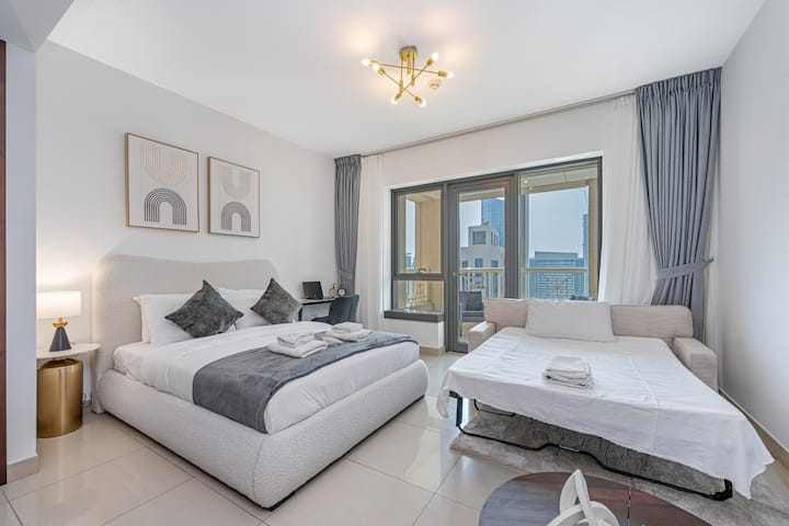 Chic Studio Boulevard View Near Burj Khalifa - Dubai