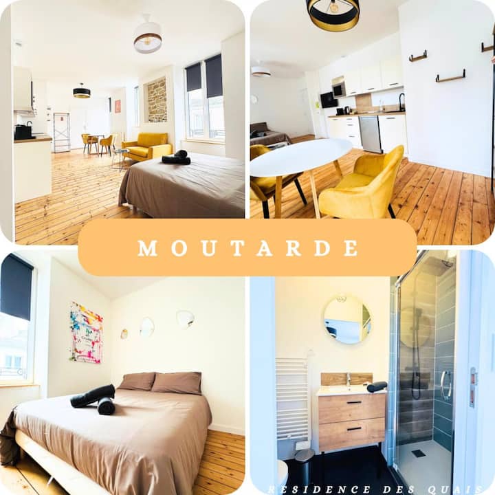 Le Moutarde - Centre Ville - Wifi - Netflix - Quimper