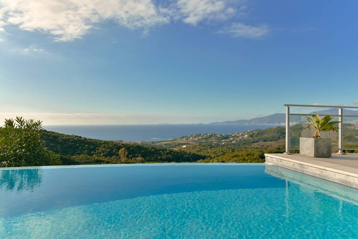 Villa Aurore 5 Chambres, Piscine, Vue Mer Panora - Ajaccio