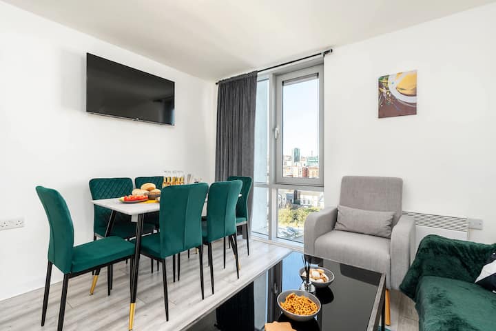 2bedroom 2bath | 20% Off | Sleep 5 | Gated Parking - Sheffield, UK