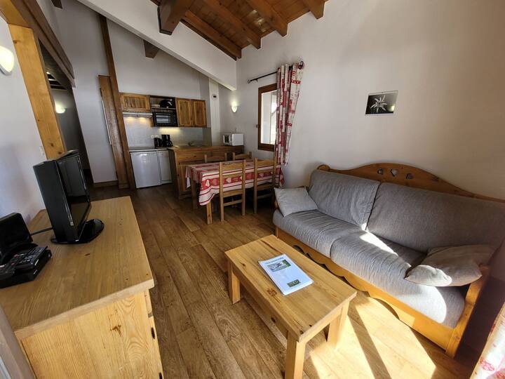 3 Pièces Poutres Apparentes Vue Sur Pistes - Lanslebourg-Mont-Cenis