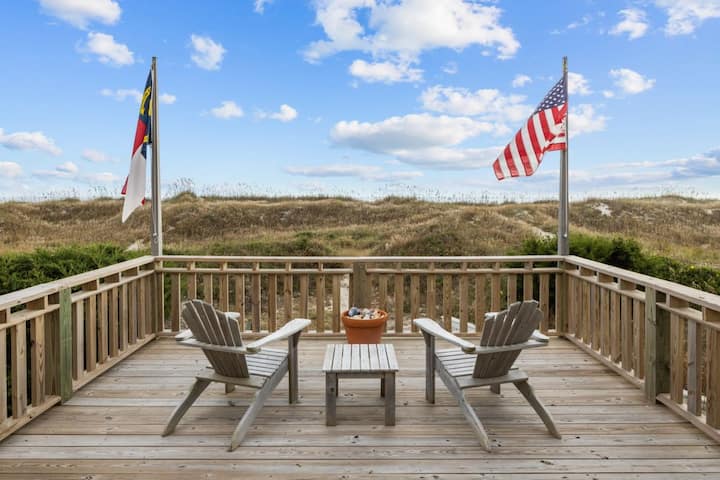 Sunset Shores-oceanfront/pet Friendly Home - Atlantic Beach, NC