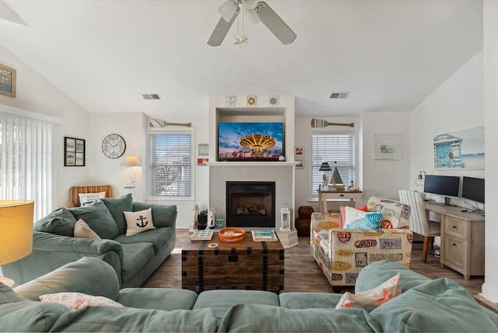 Beach Chic 3br 2ba Condo Balcony Outdoor Shower - Stone Harbor, NJ