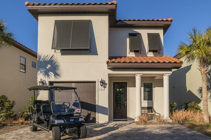 4 Bedroom Townhome W/ Golf Cart - Villa Lago At Sa - Miramar Beach, FL